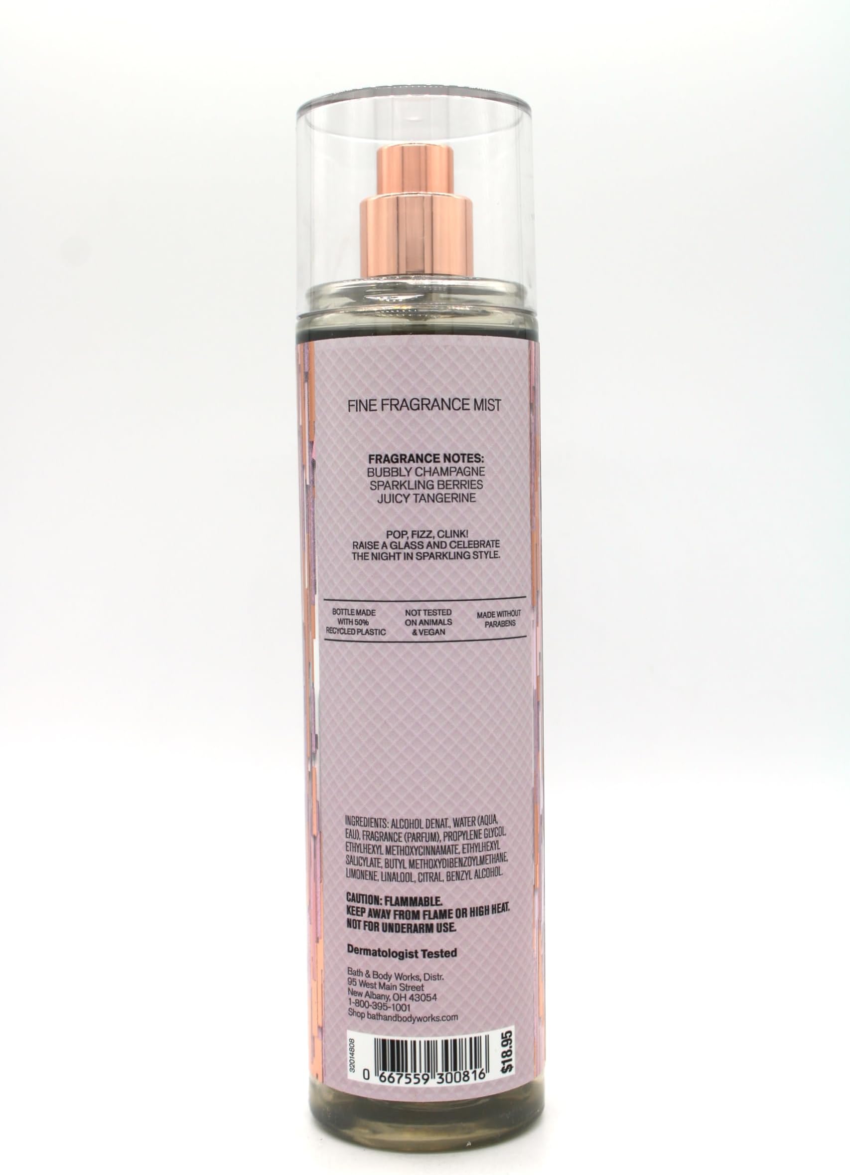 Amazon.com : Bath & Body Works Champagne Toast Fine Fragrance Body Mist ...