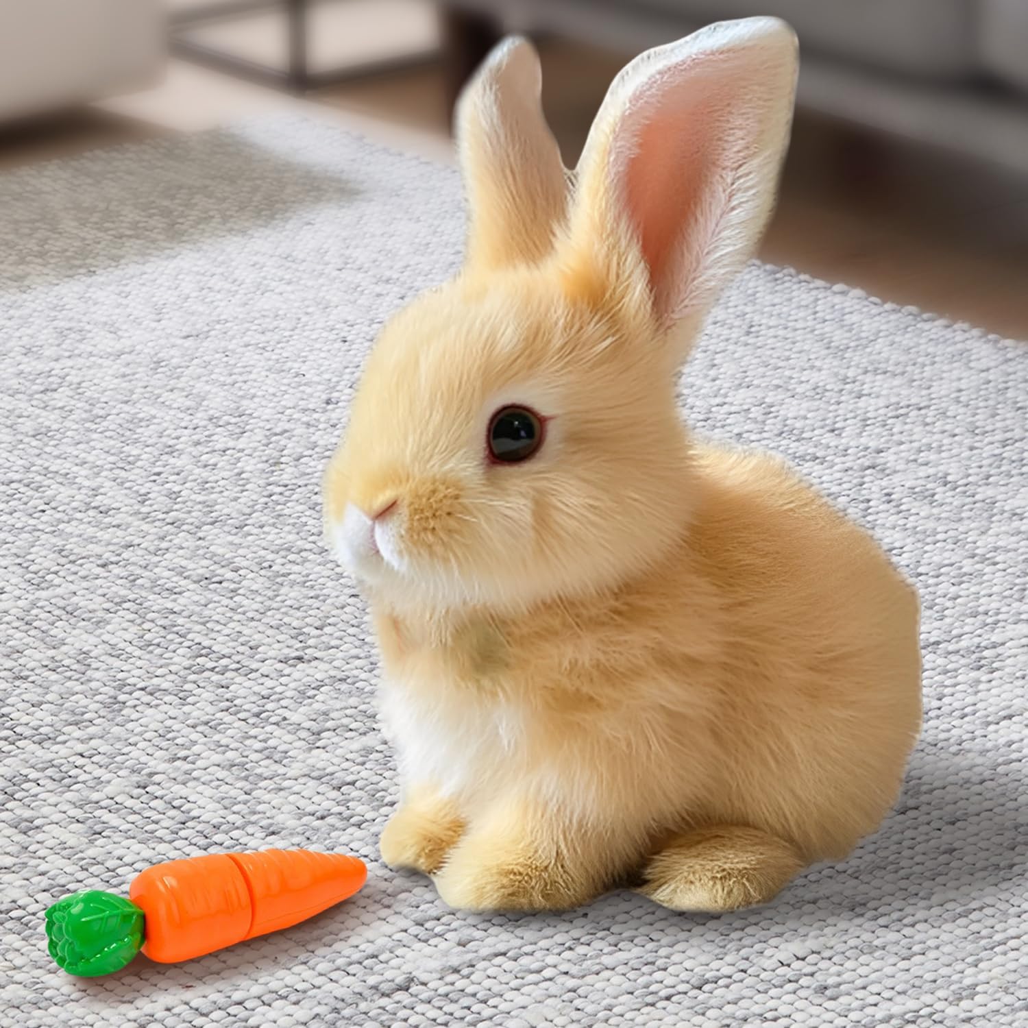 Amazon.com: HOAIME My Realistic Bunny Toy, 2025 New Interactive Easter ...