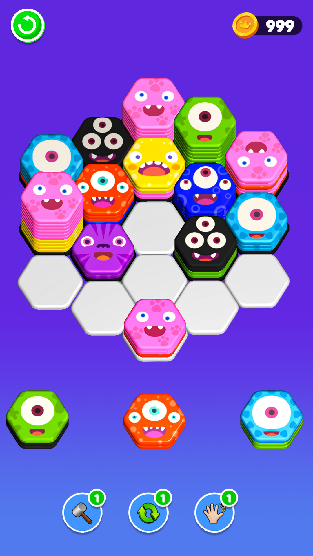 Hexa Sort Challenge: Hexa Color Sort Monster Puzzle - Hexa Sorting ...