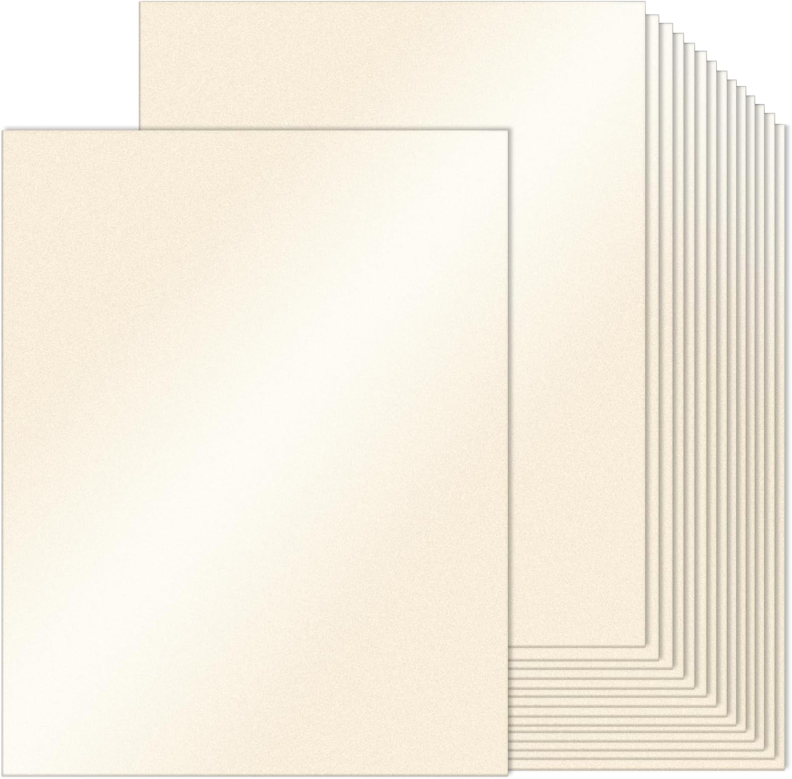Amazon.com : 250 Sheets 8.5 x 11 Inch Metallic Paper Shimmer Card Stock ...