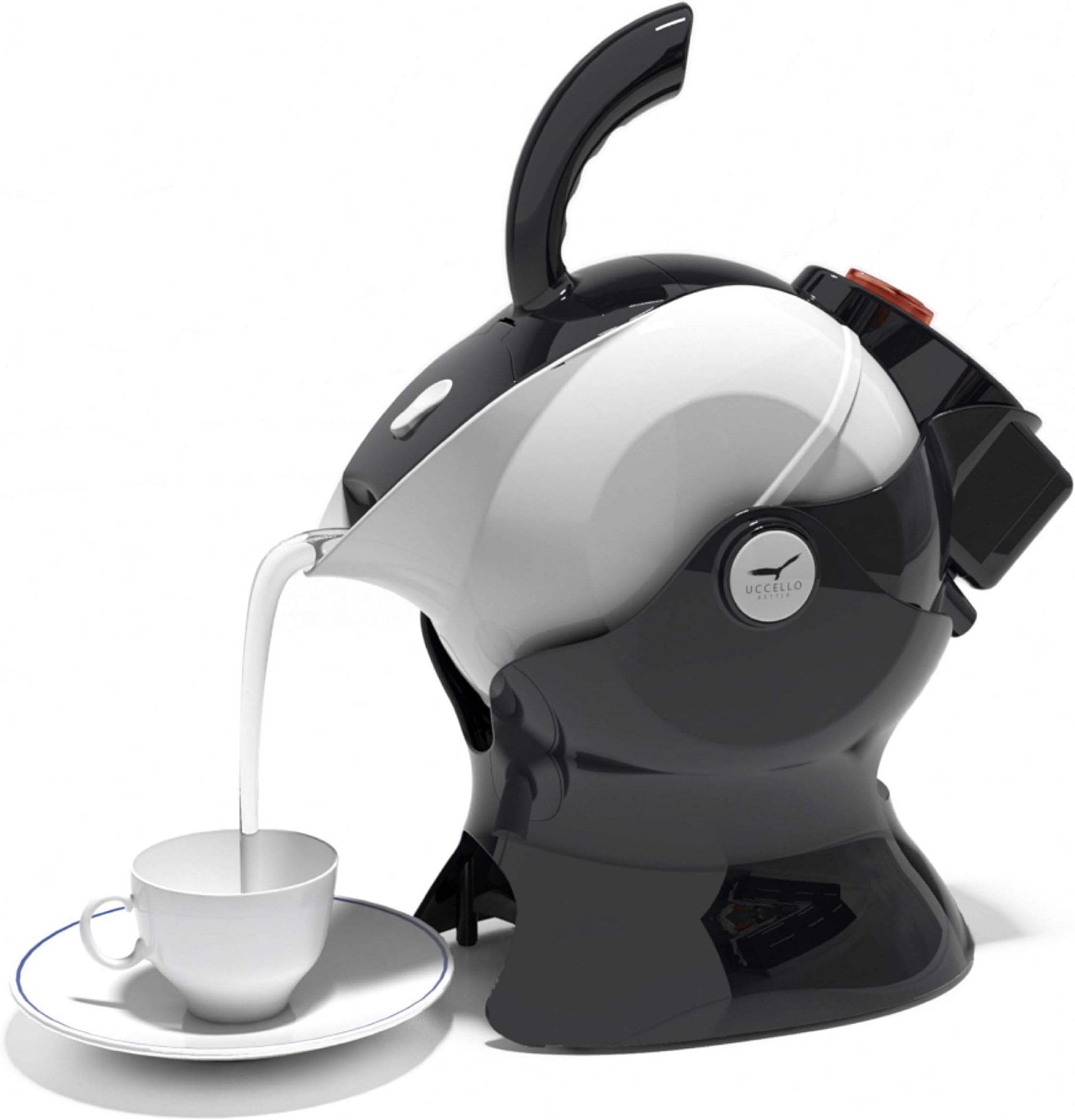 Amazon.com: Uccello Electric Safety Kettle | Black Tipper Base Included ...