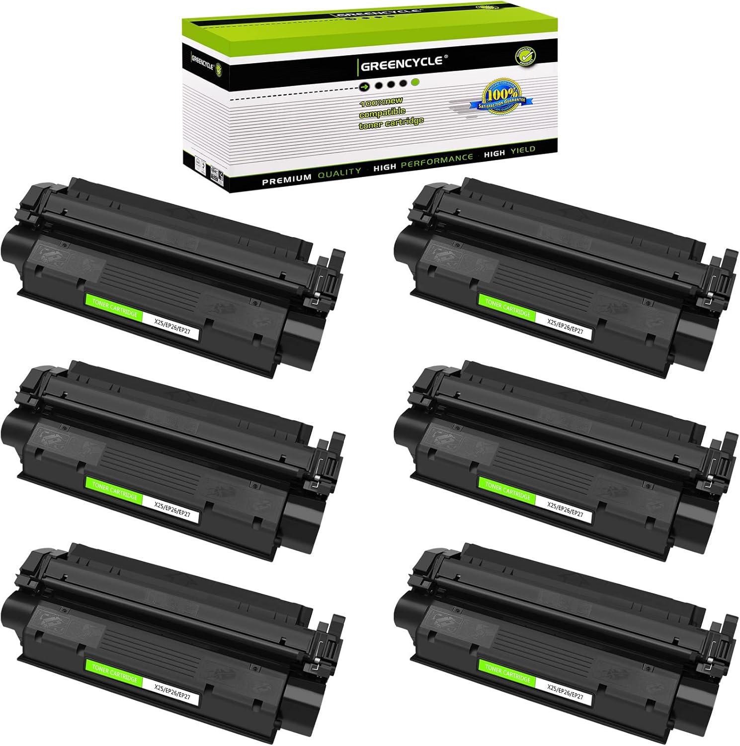 Amazon.com: greencycle Compatible Toner Cartridge Replacement for Canon ...