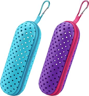 Amazon.com : VZZNN 2PC Swim Goggle Case For Swimming Goggles,Silicone ...