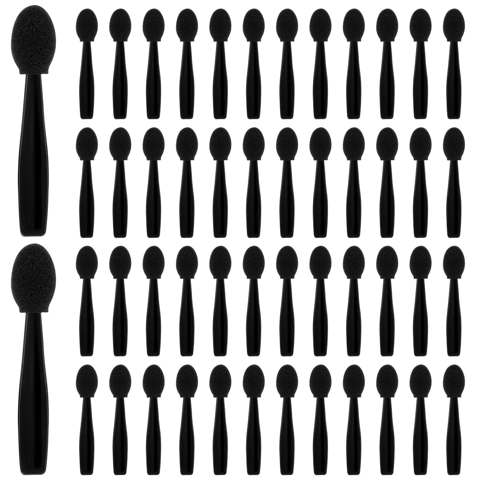 Amazon.com: Disposable Eyeshadow Applicators, 50 Pack Eye Shadow Sponge ...