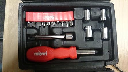 Rolson 36039 25 pc Mini Tri Fold Tool Kit : Amazon.co.uk: DIY & Tools