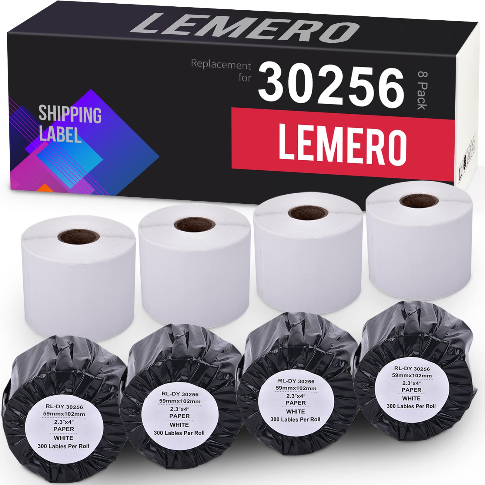 Shopping Made Fun US STOCK 8 Roll Shipping Label 30256 For DYMO shopping-made-fun-us-stock-8-roll-shipping-label-30256-for-dymo