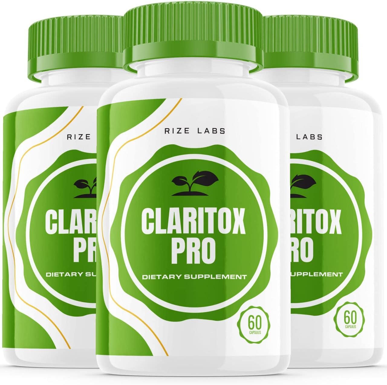 Amazon.com: rize labs (3 Pack) Claritox Pro Capsules Claritox Pro ...