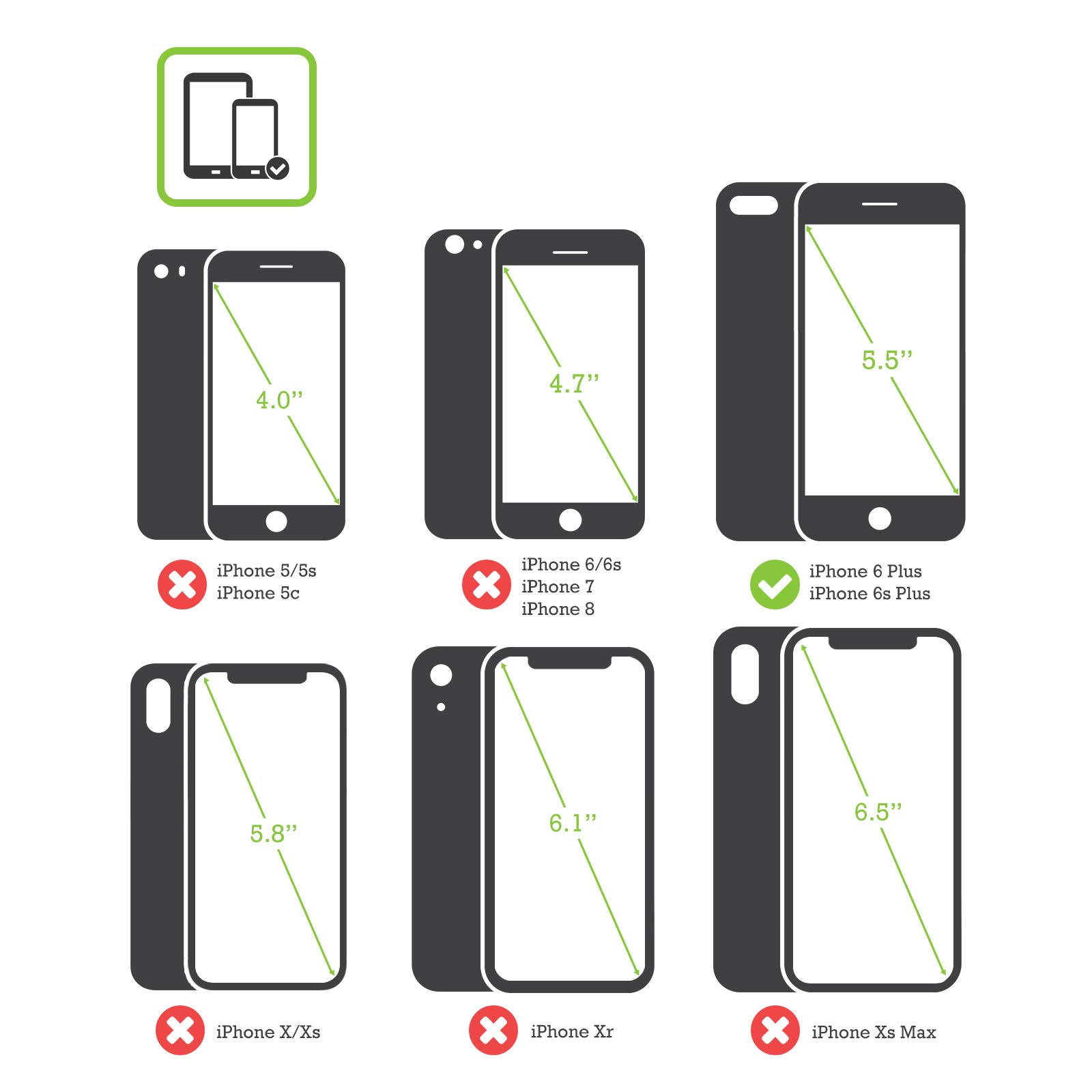 Iphone 6 Plus Size Chart