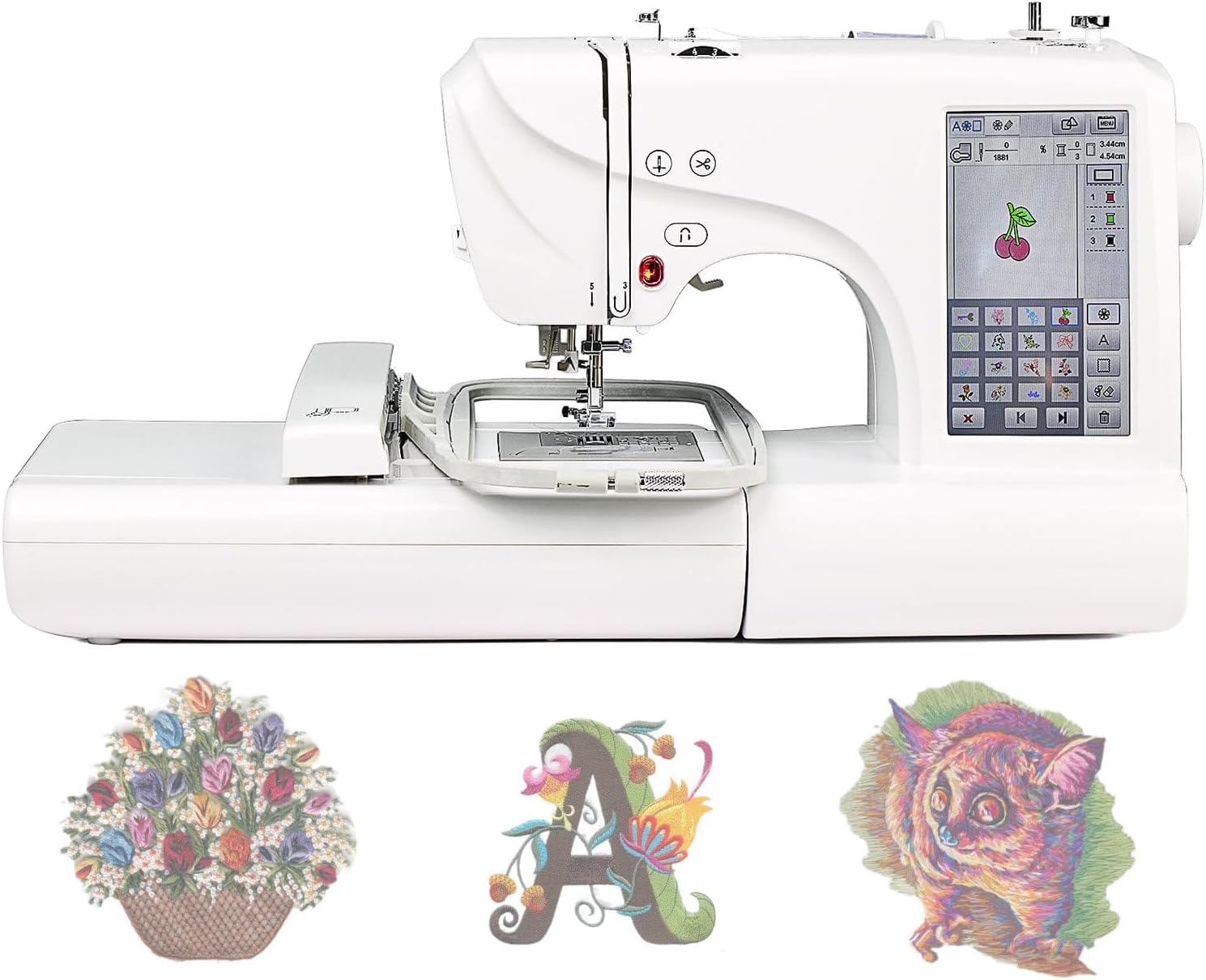 Amazon.com: Ggkoier Automatic Embroidery Machine, Professional Sewing ...