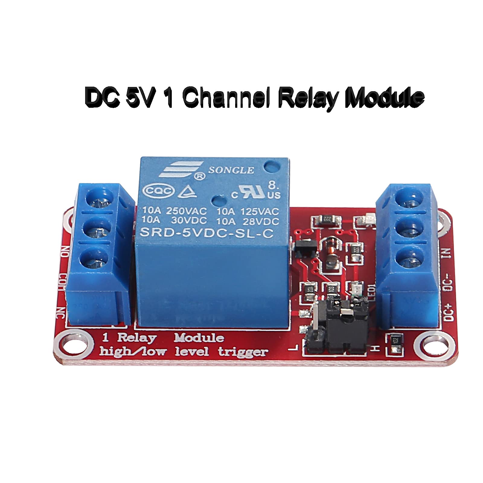 Snapklik.com : ALMOCN 6Pcs DC 5V 1 Channel Relay Module
