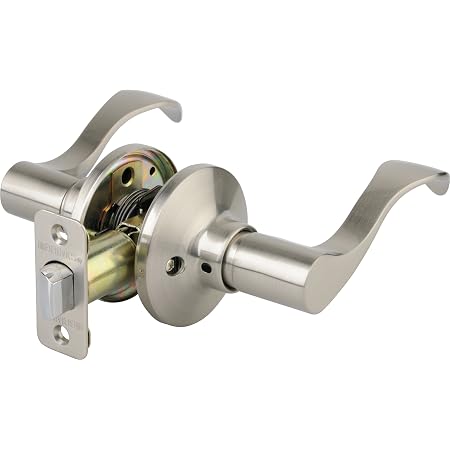 Brinks 2706-119 Keyed Entry Wave Style Reversible Lever Door Handle for ...