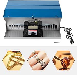 500W Jewelry Polisher, Freestanding Benchtop Polishing Buffing Machine ...
