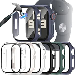 Luyialvals 6 Packs Case for 40mm Apple Watch SE 2nd Gen/SE 1st gen ...