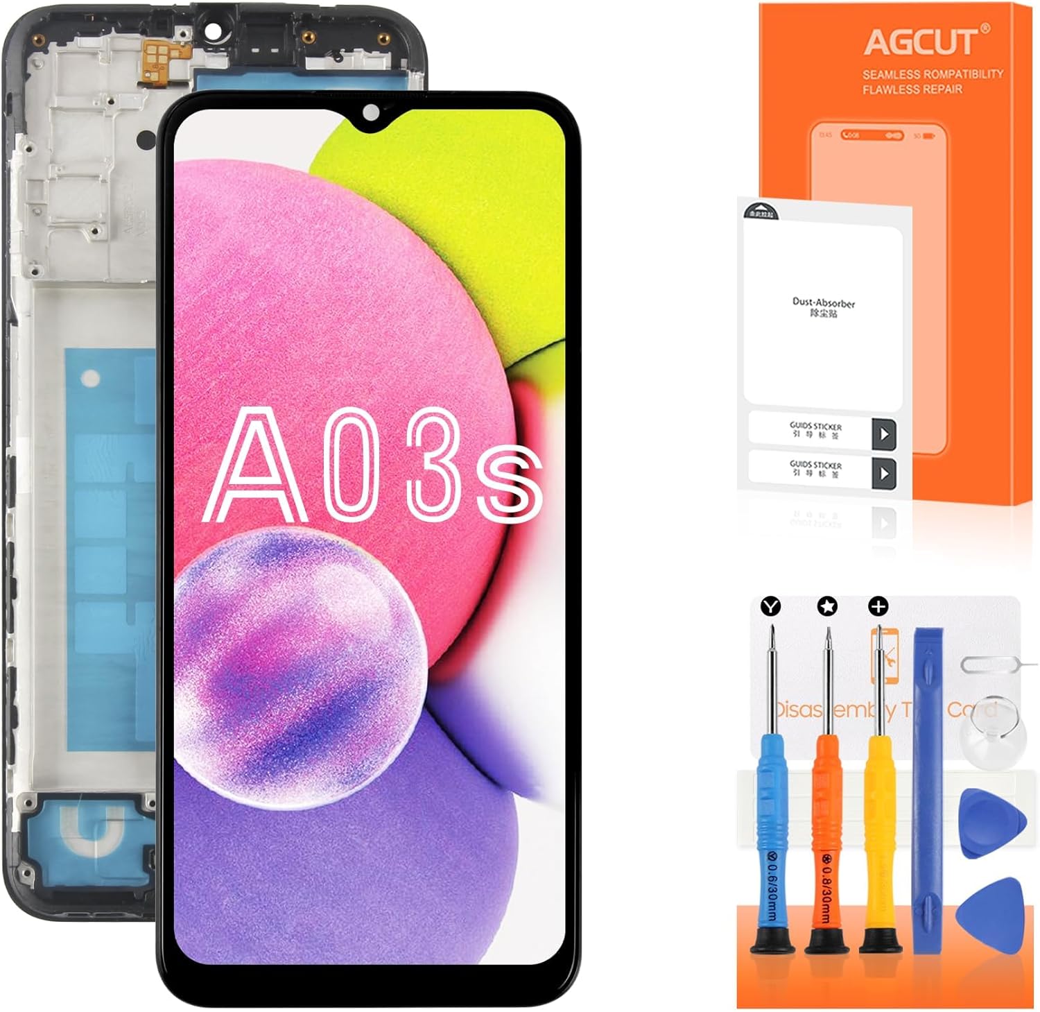 AGCUT Samsung Galaxy A03s SM-A037F SM-A037M LCD Screen Replacement ...