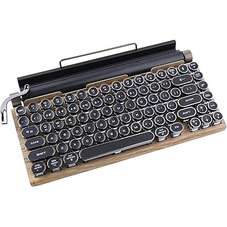 Amazon.com: RAZEAK Typewriter Keyboard, Retro Typewriter Keyboard ...