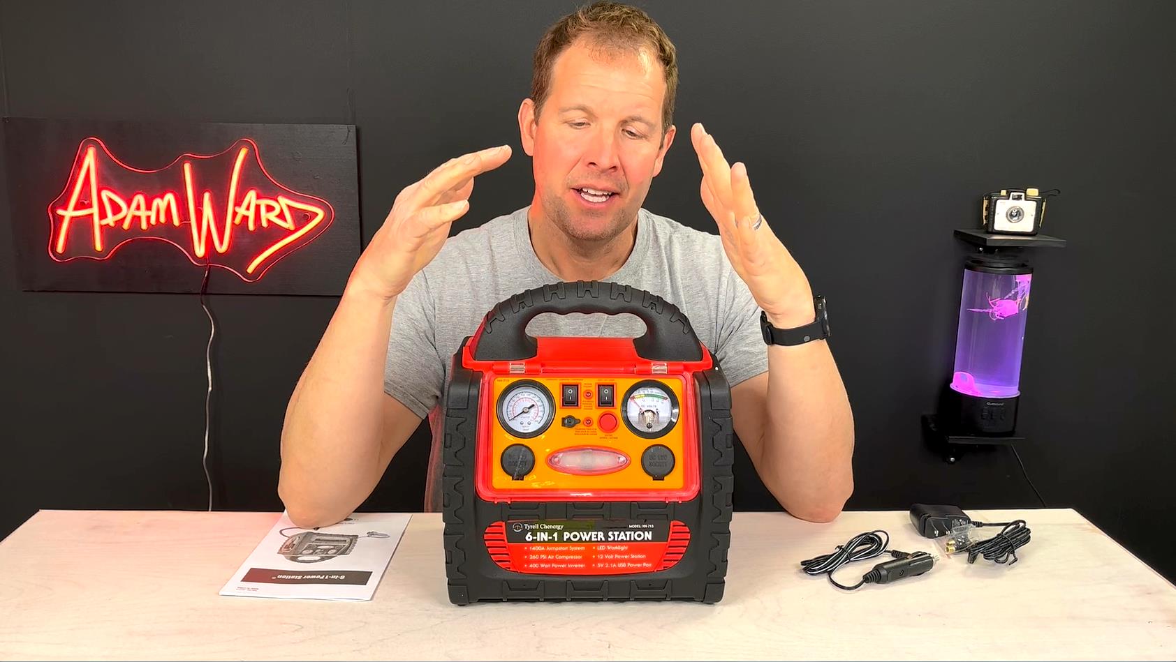 Watch Tyrell Chenergy Portable Power Station Jump Starter on Amazon Live