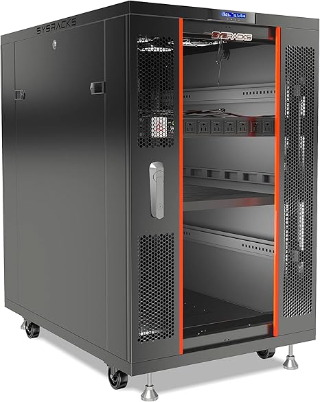Amazon.com: Server Rack 22U Network Rack Server Cabinet on Wheels ...