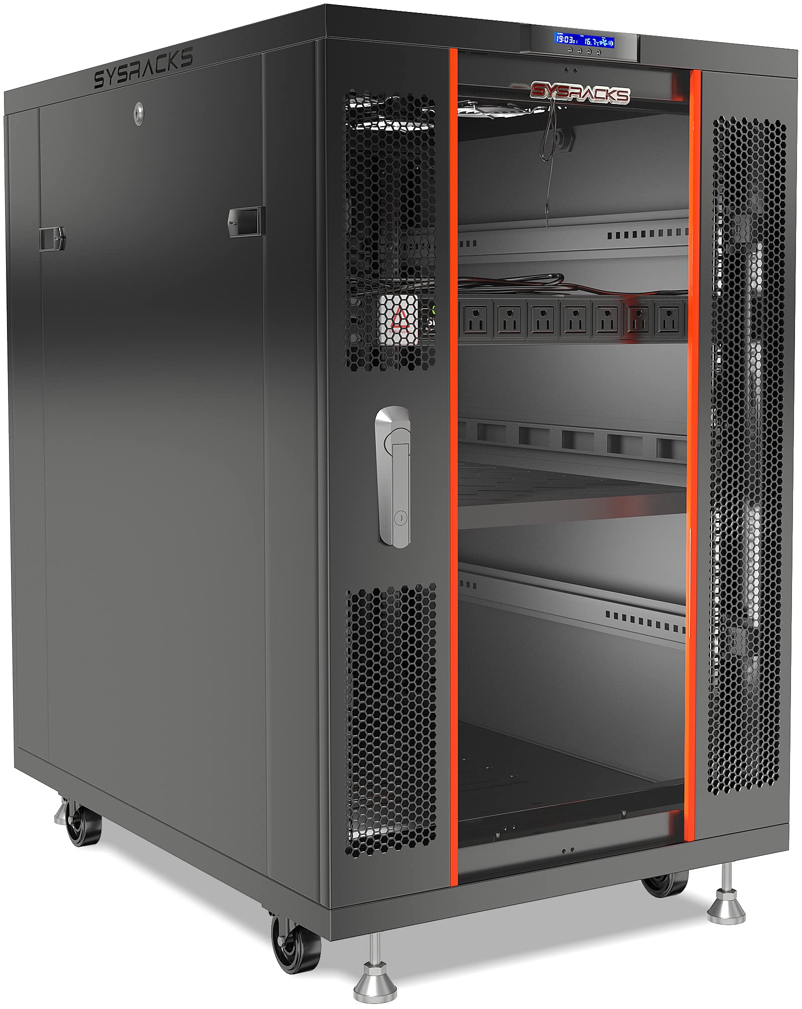 Amazon.com: Sysracks 22U Server Cabinet 39-inch deep Server Rack ...