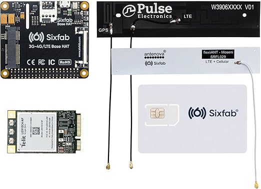 Amazon.com: Raspberry Pi 4G/LTE Cellular Modem Kit - Hardware | Global ...