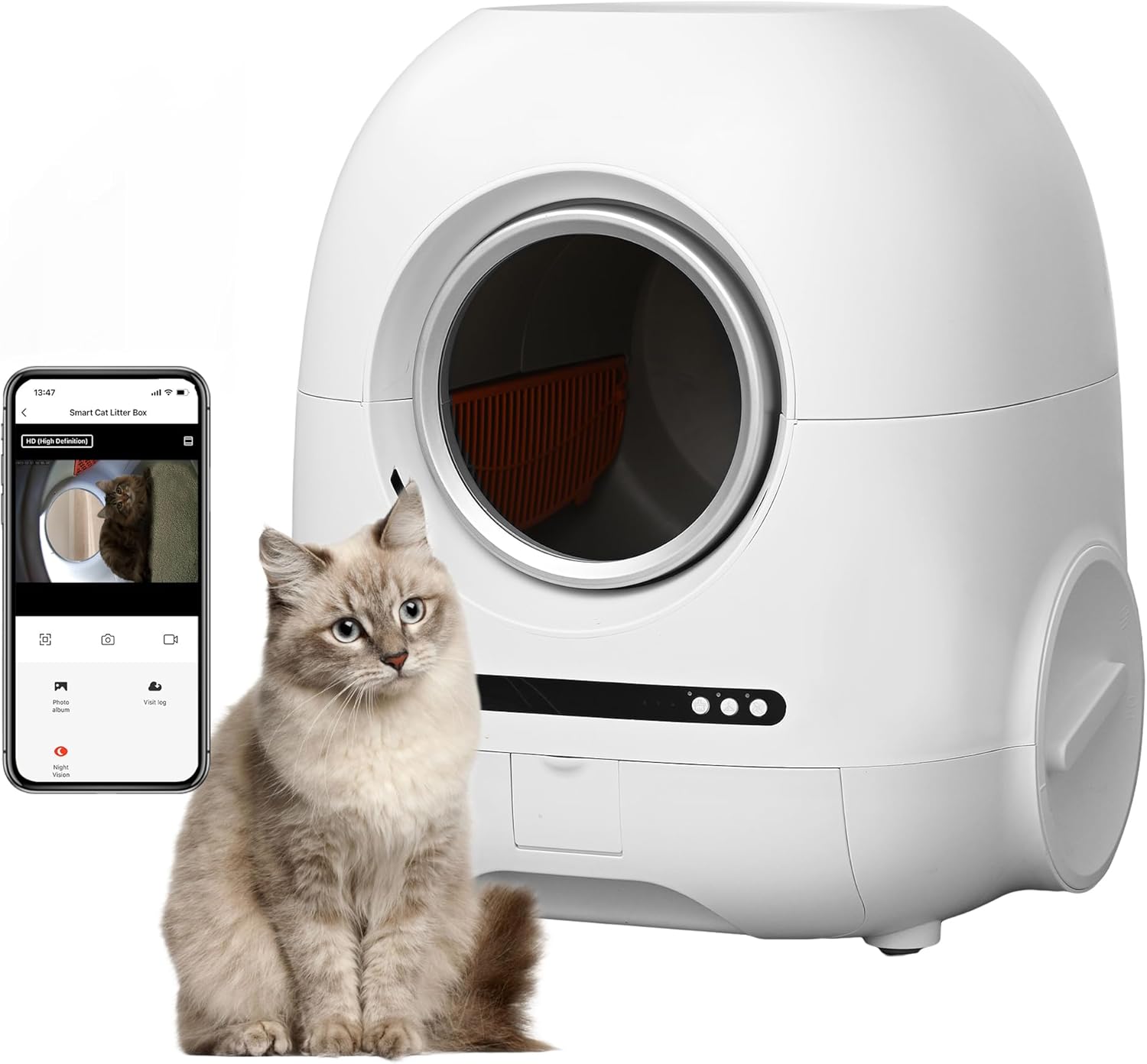 Amazon.com: Elevon Self Cleaning Cat Litter Box, Automatic Cat Litter ...