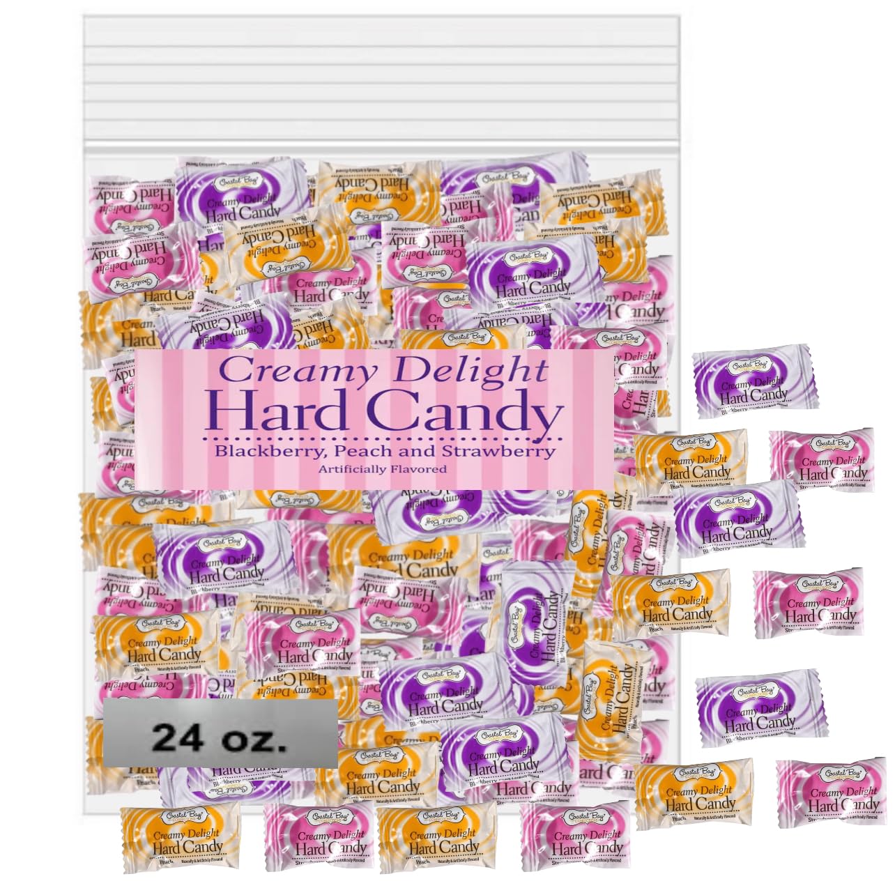 Amazon.com : Creamy Delight Hard Candy, Individually Wrapped Fruit ...