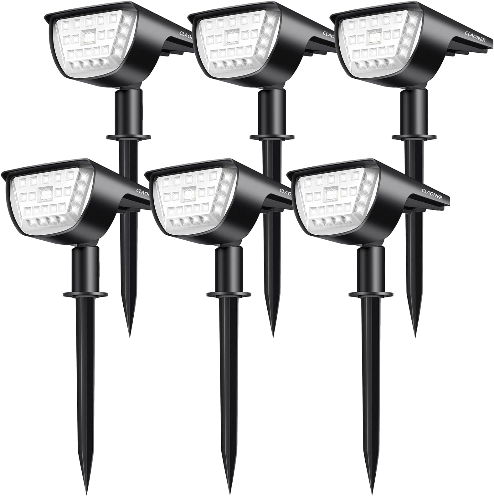 Vont LED Outdoor Solar Lights, [2 Pack] IPX7 Waterproof Landscape ...