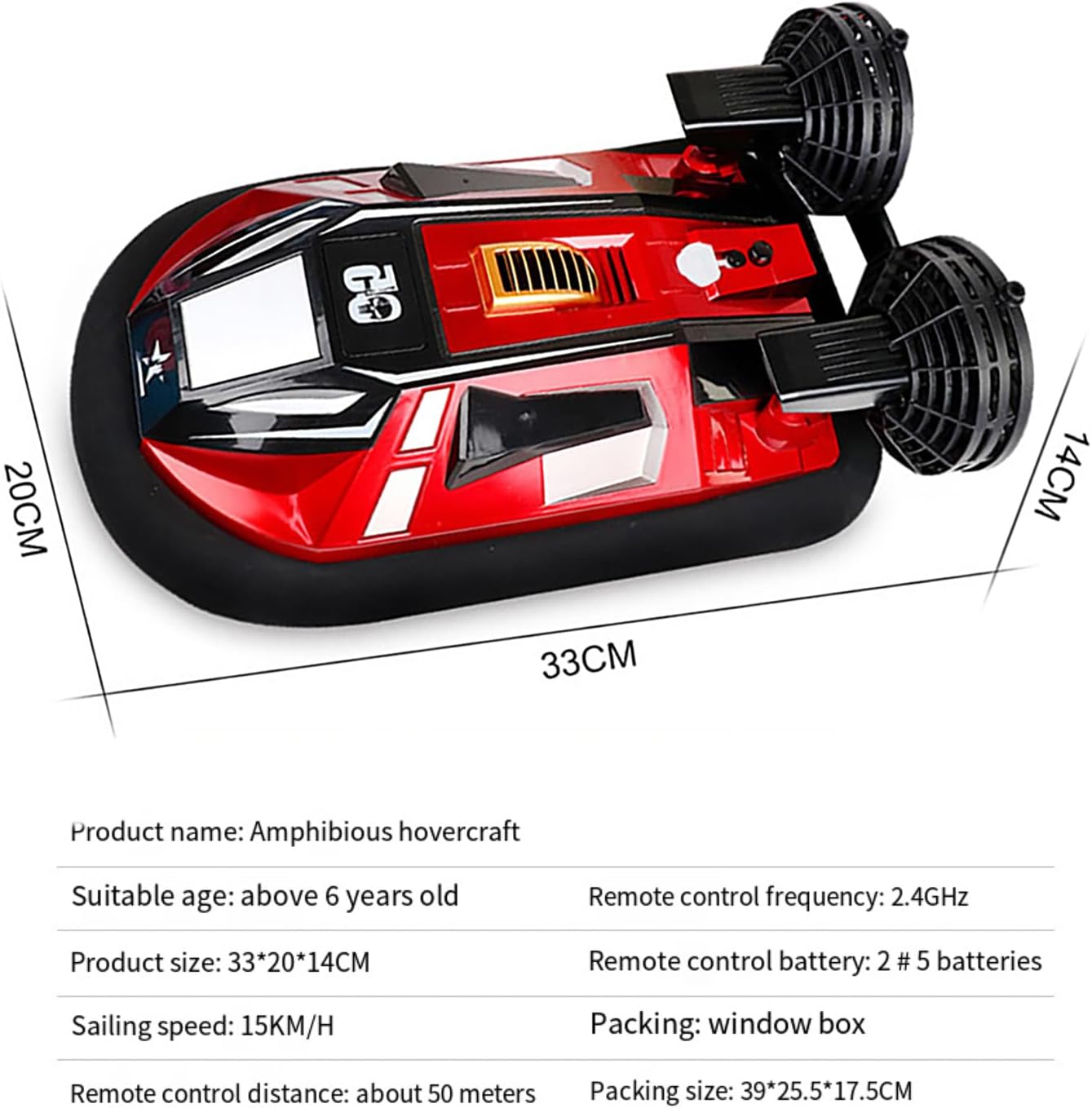 Remote Control Boat Hovercraft User Manual