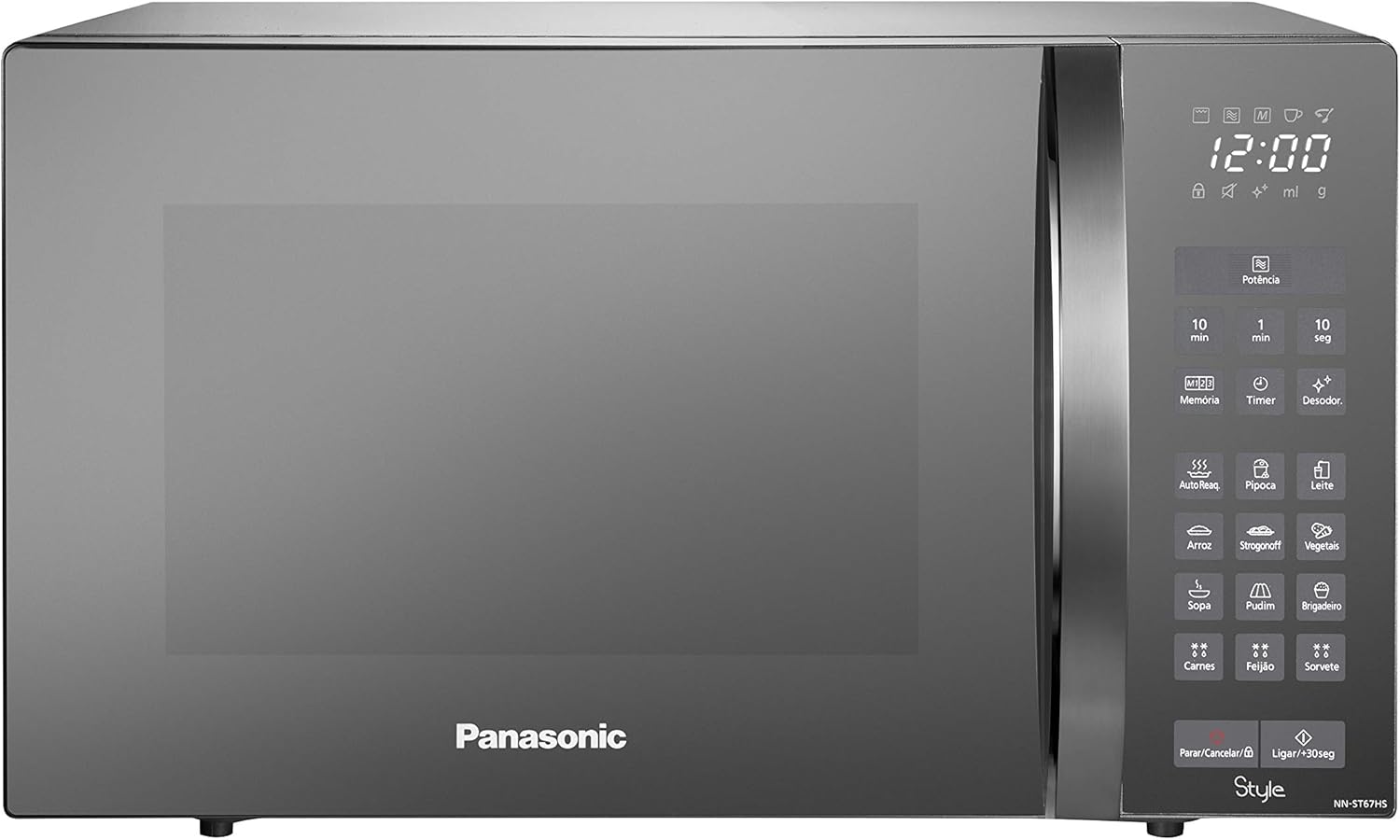 Micro-ondas Panasonic NN-ST67HSRUN - 110V, 32L, Inox | Amazon.com.br