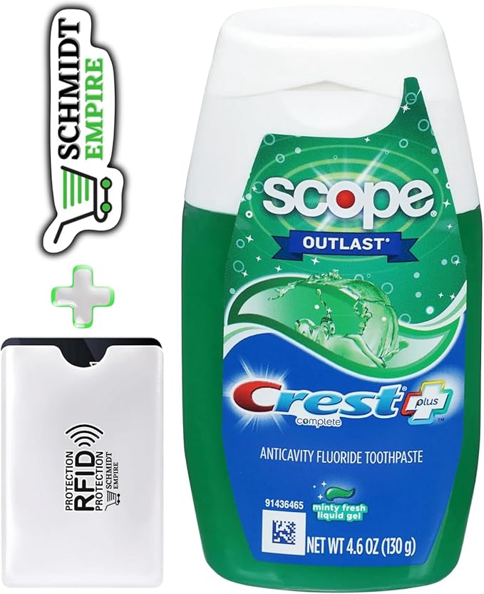 Amazon.com: Crest Complete Plus Scope Minty Fresh Liquid Gel Toothpaste ...