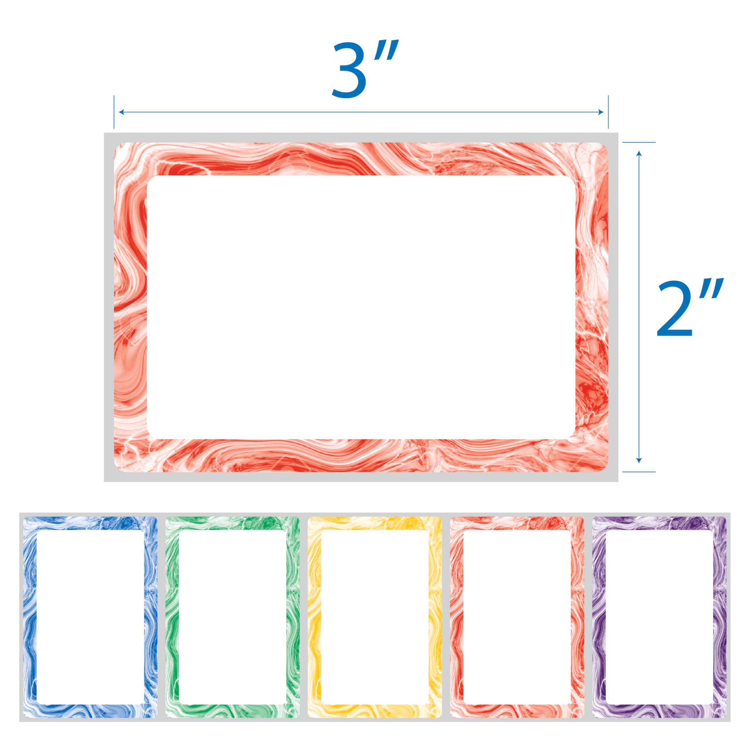 Snapklik.com : 400 Pcs Hello My Name Is Name Tags 2x3 Inch Rectangle ...