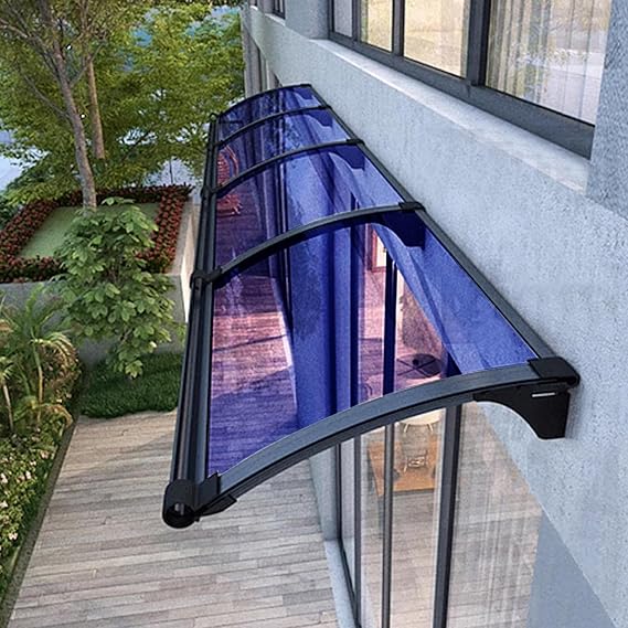 Outdoor Window Garden Canopy Patio Porch Awning - Polycarbonate Rain ...