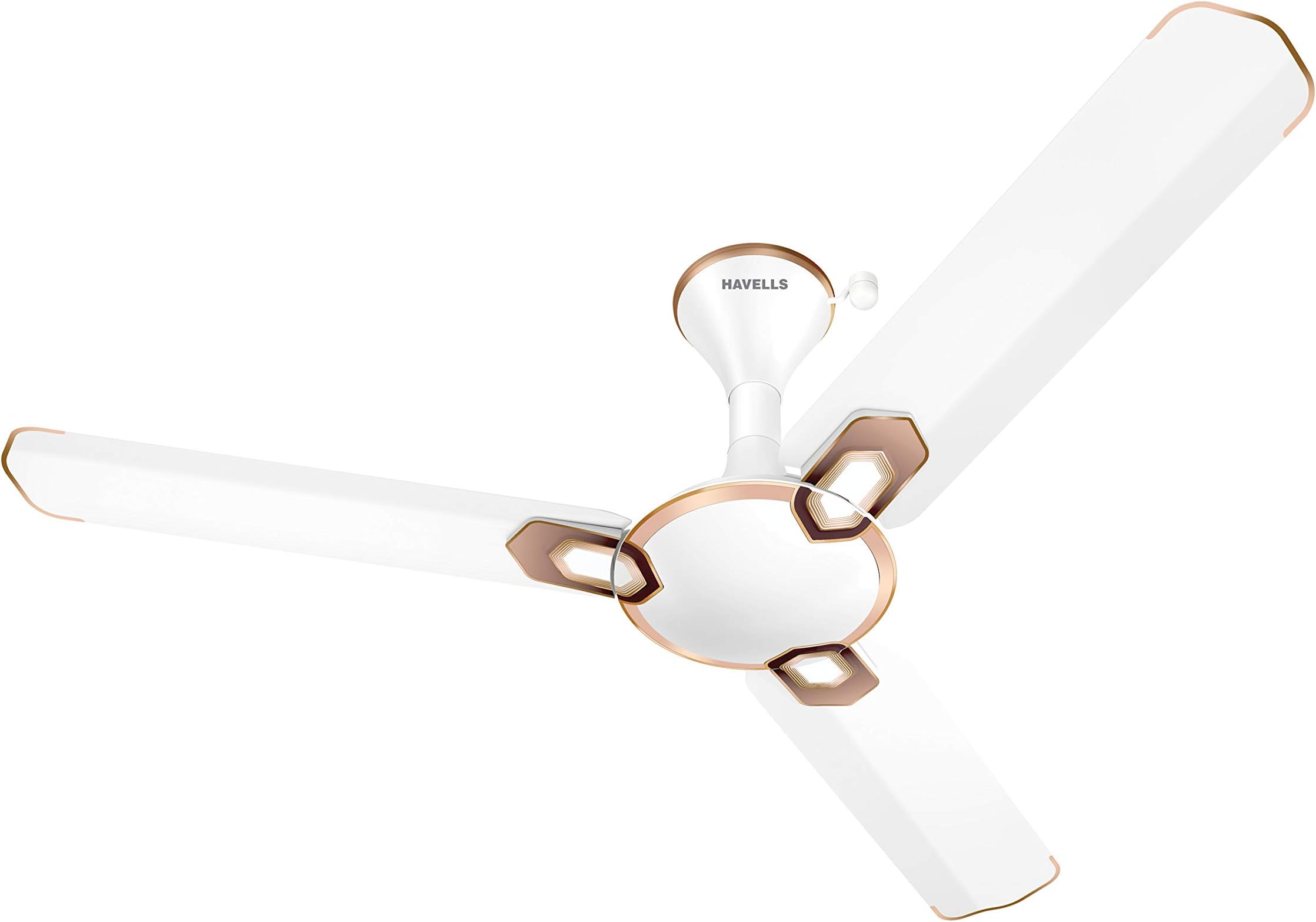 Buy HAVELLS fusion 1200 mm 3 Blade Ceiling Fan (Pearl Ivory Gold, Pack ...