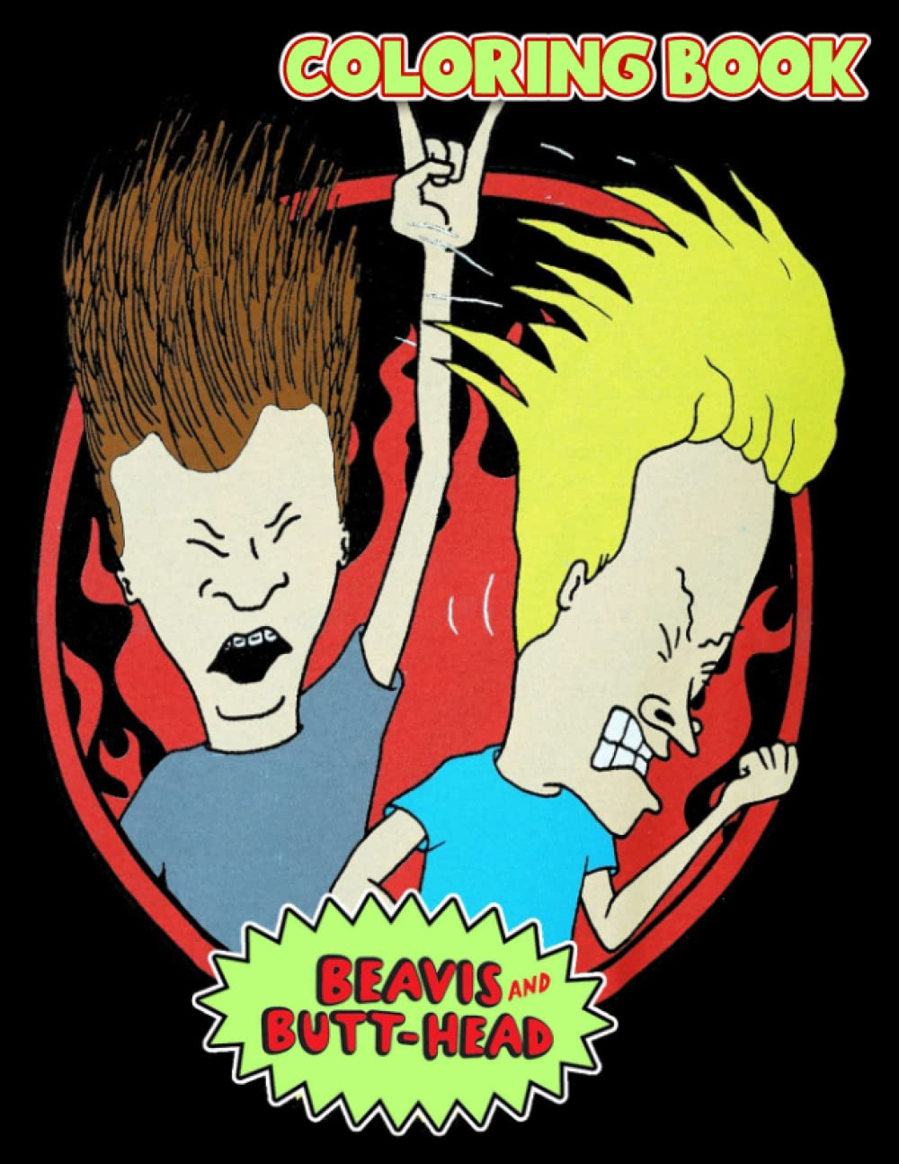 Buy Beavis And Butthead Coloring Book: Beavis And Butthead Coloring ...