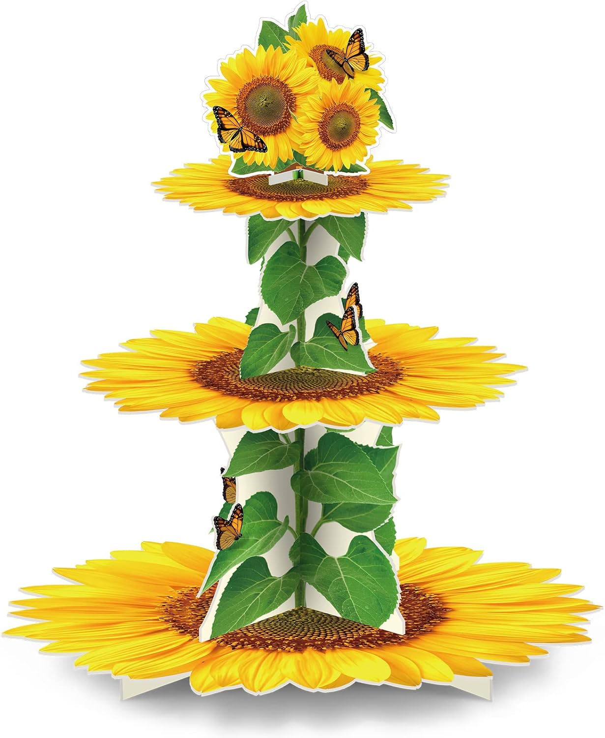 Amazon.com | Sunflower Cupcake Stand Sunflower Party Decorations ...