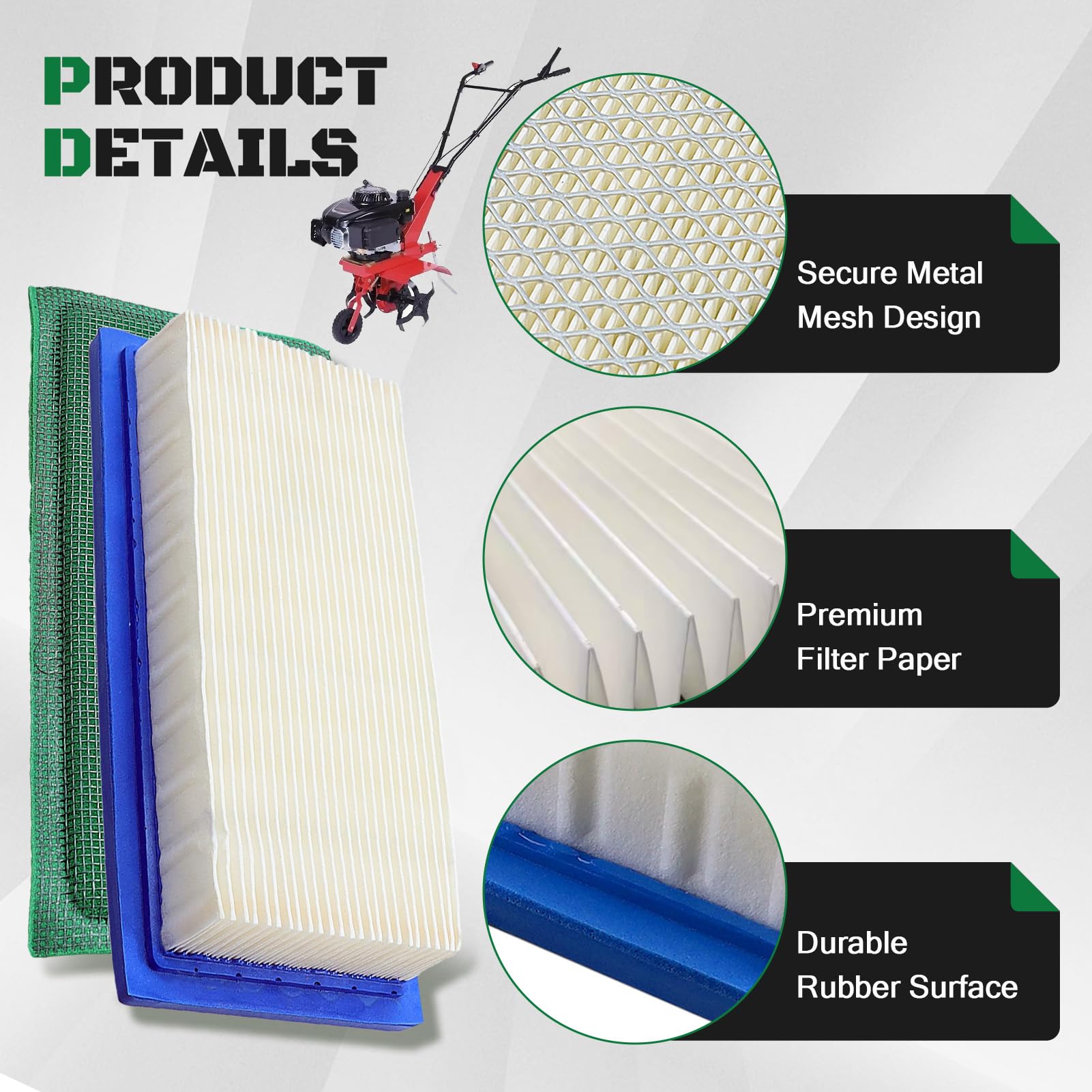 Snapklik.com : LOCOPOW Air Filter 494511 494511S & Pre Filter 492889 ...