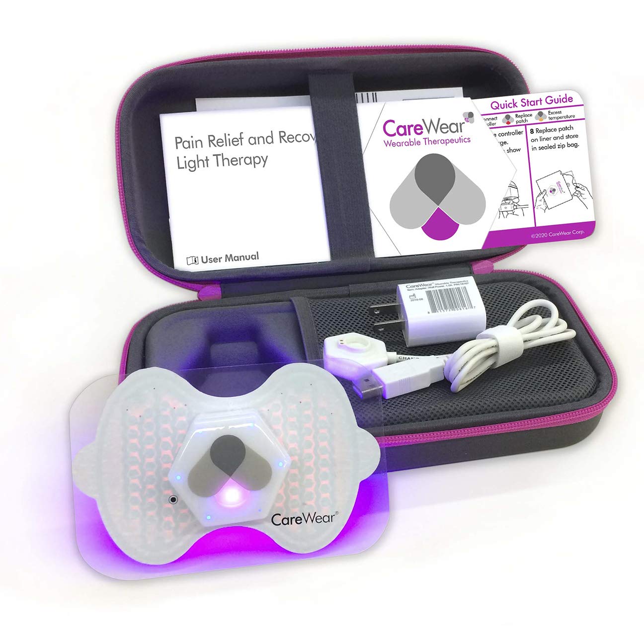 Buy CareWear Personal Red Light Therapy Kit for Wearable Pain Relief ...