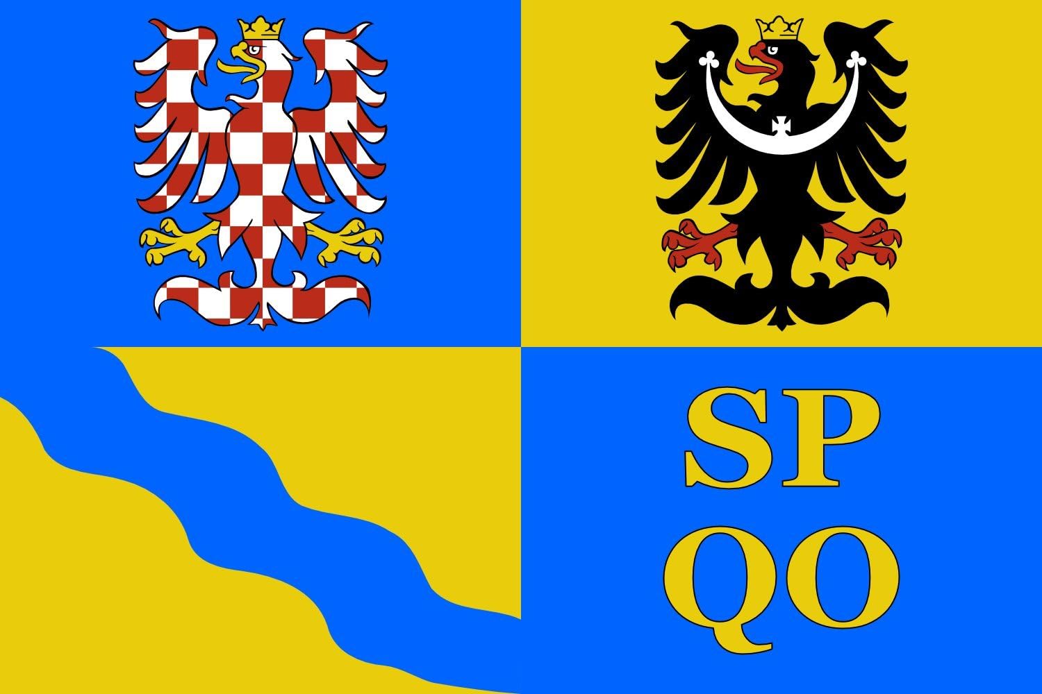 Amazon.com : magFlags Large Flag Olomouc Region | flag | 1.35m² | 14 ...