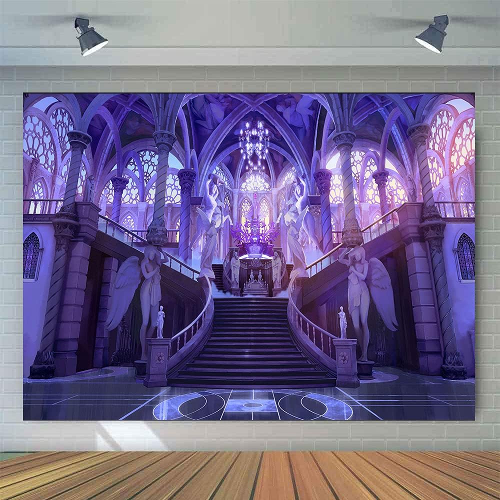 Buy EMTOBT 7x5ft European Palace Backdrop Luxurious Interior Elegant ...