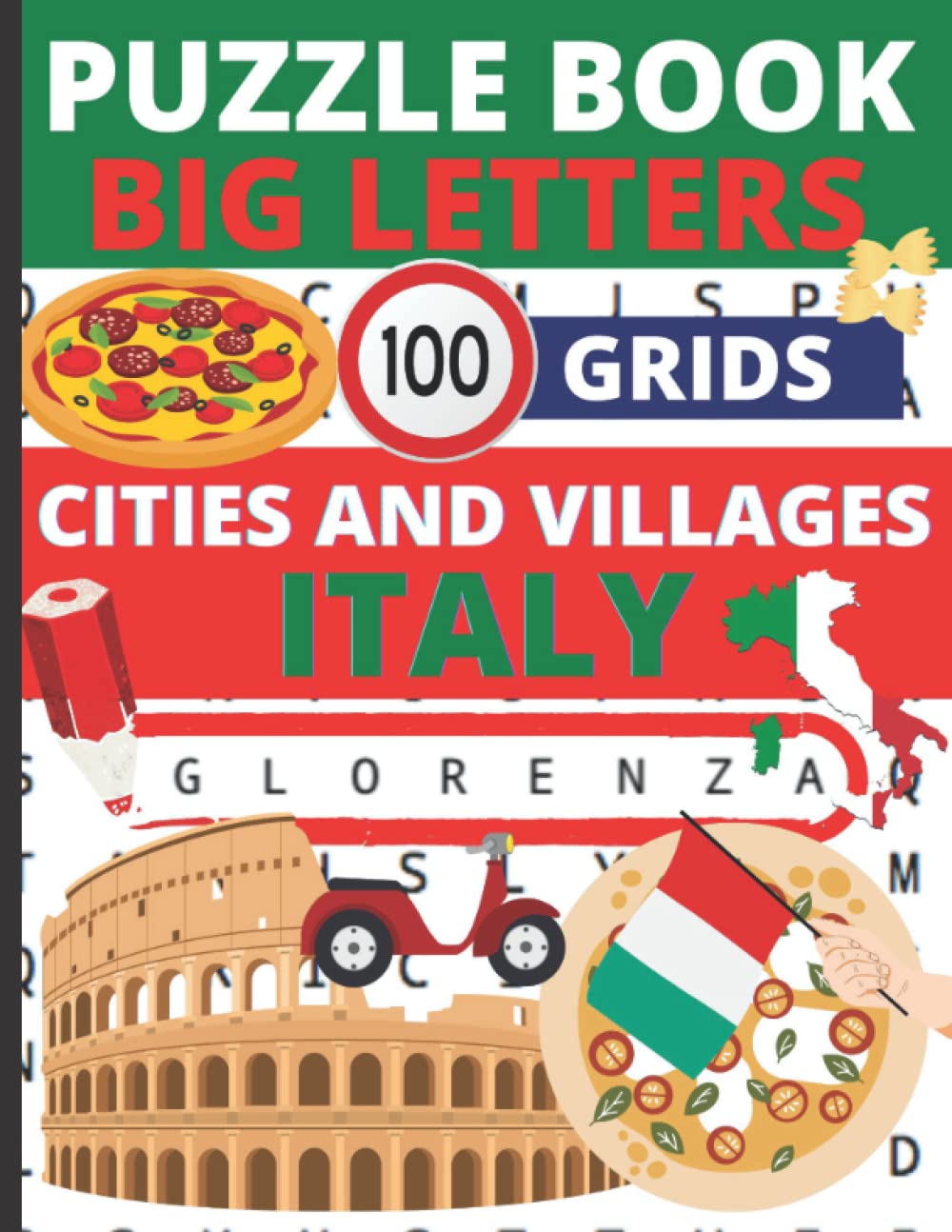Puzzle Book Big Letters 100 Grids Of Word Searches Kids | Desertcart Israel