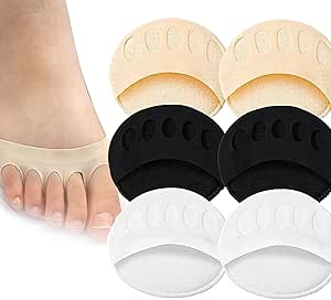 3Pairs Honeycomb Foot Pads for Ball of Foot Breathable Forefoot Pads ...