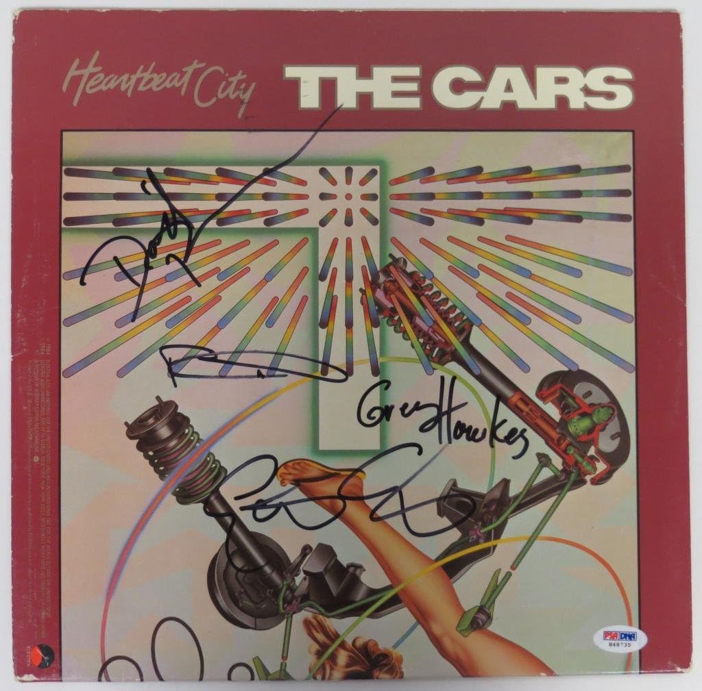 The Cars Signed Heartbeat City Authentic Autographed Vinyl Record Album ...