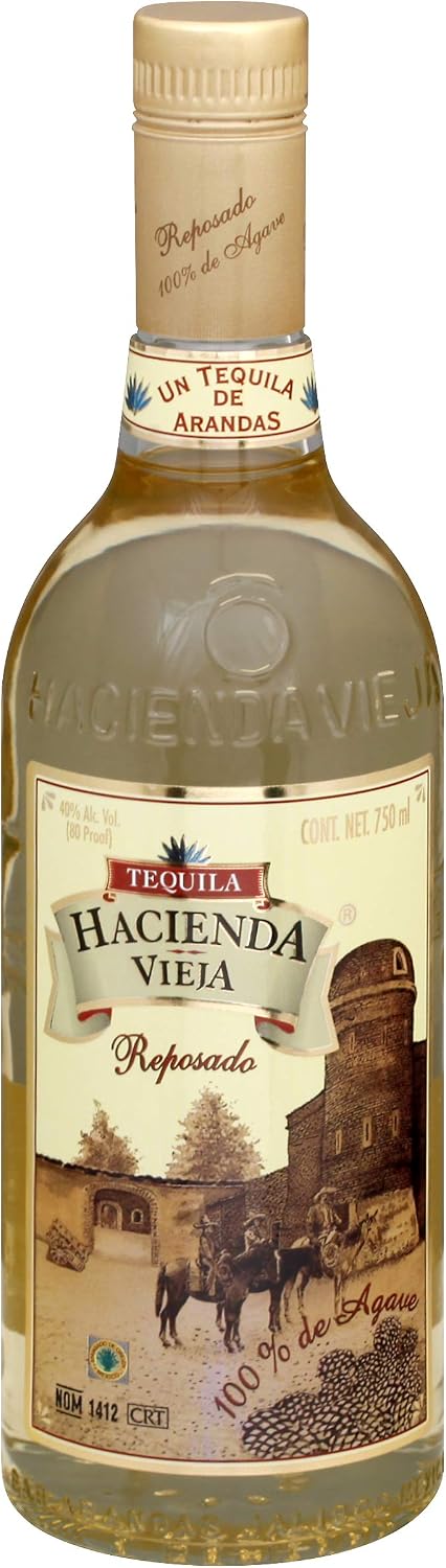 Tequila Hacienda Vieja Reposado 750 ML : Amazon.com.mx: Alimentos y Bebidas
