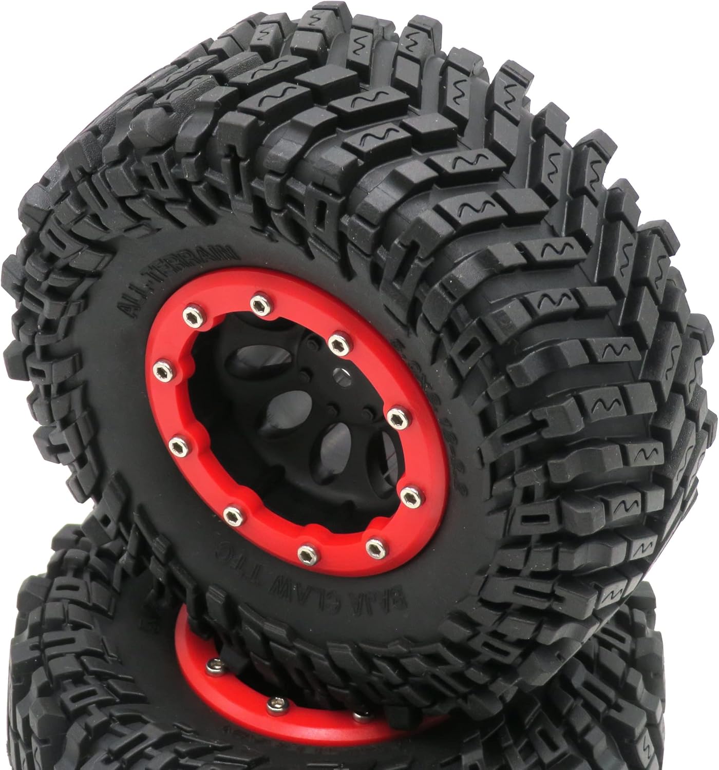 Amazon.com: 2pcs RC 2.2 Tires Tyres Height 127mm/5.0inch & Plastic 2.2 ...