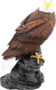 Eagle Statue, Resin Hawk Decoy Simulated Fake Hawk Versatile Garden ...