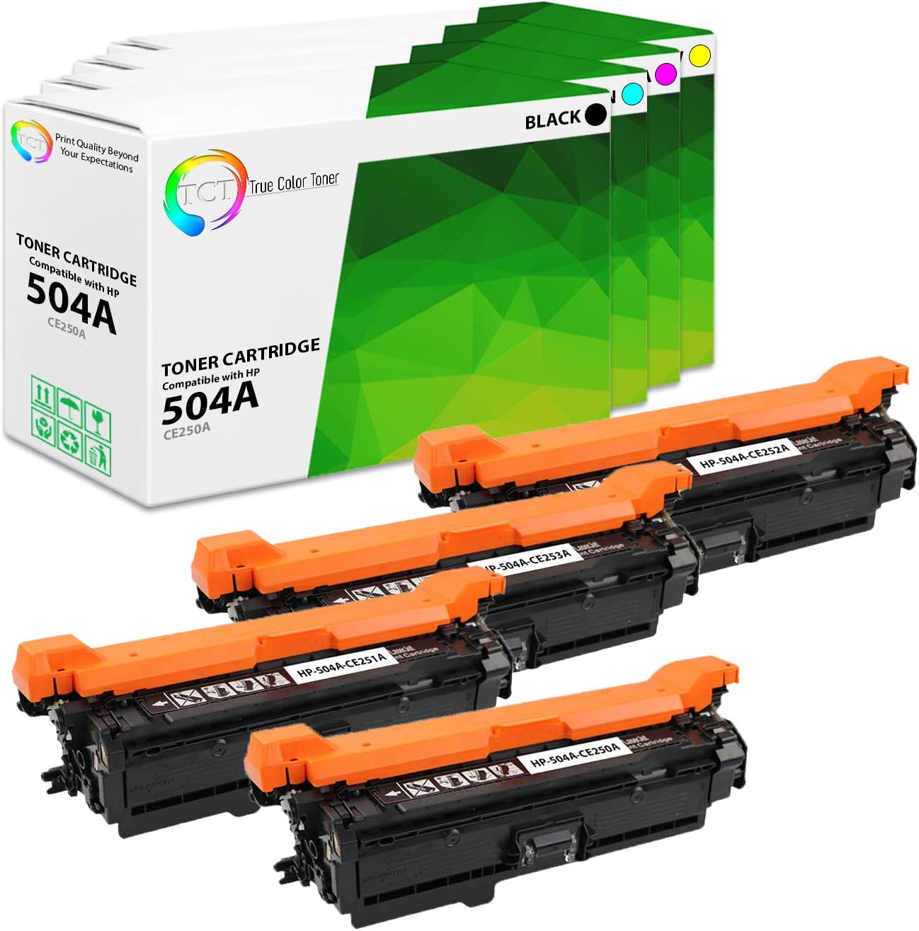 Amazon.com: Original Hewlett-Packard 304A Toner Cartridges (CC530A ...