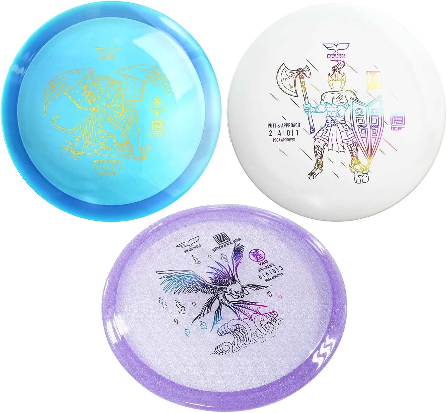 Amazon.com: Yikun Disc Golf Driver Professional PDGA Approved Discs ...