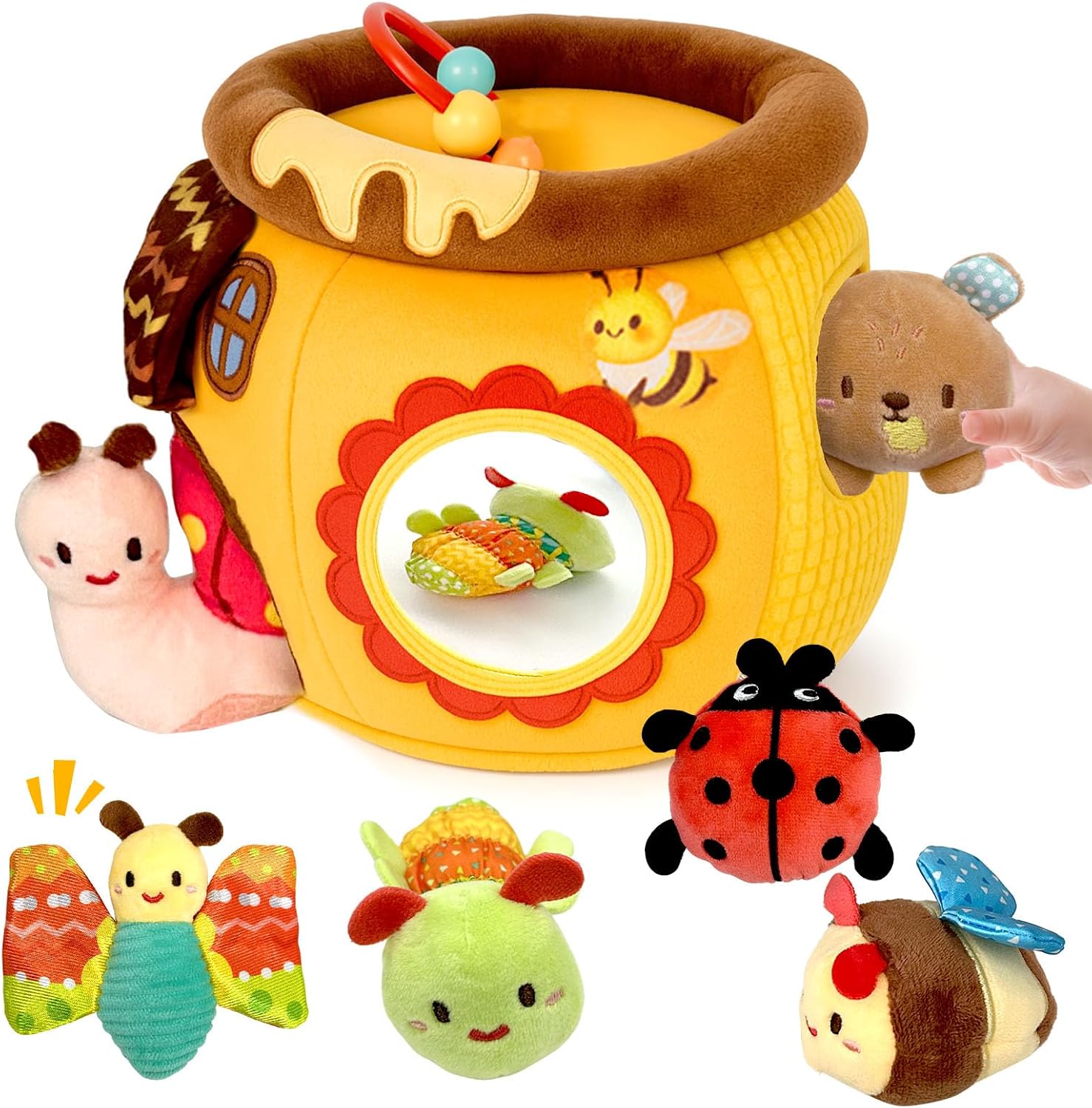 Amazon.com: Toynificent Baby Toys 6-12 Months, Honey Jar Adventure Toy ...