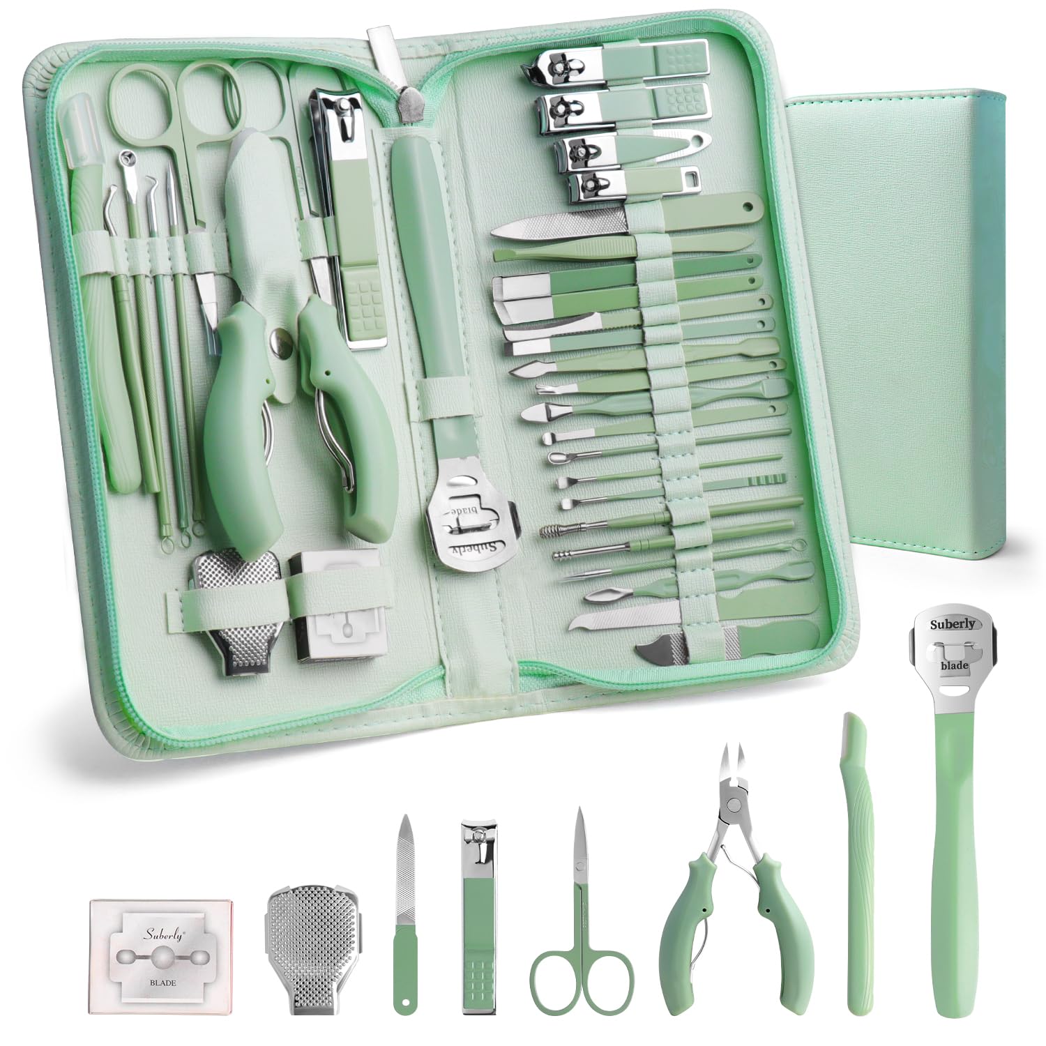 Amazon.com : Manicure Set Professional Pedicure Tools Set, 35 in 1 ...