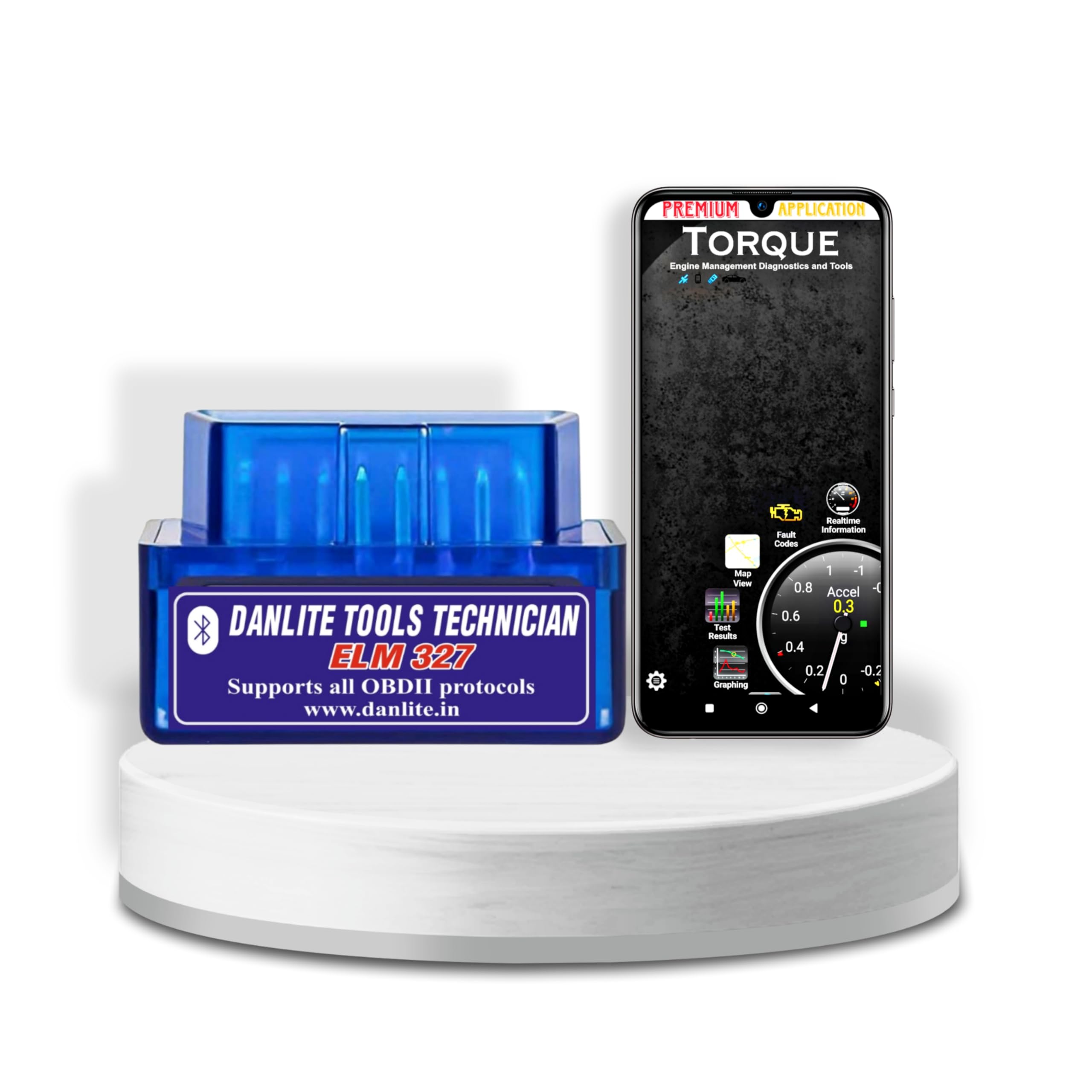 Danlite Tools Technician Universal OBD OBD 2 BS6 Bike Scanner for Hero ...