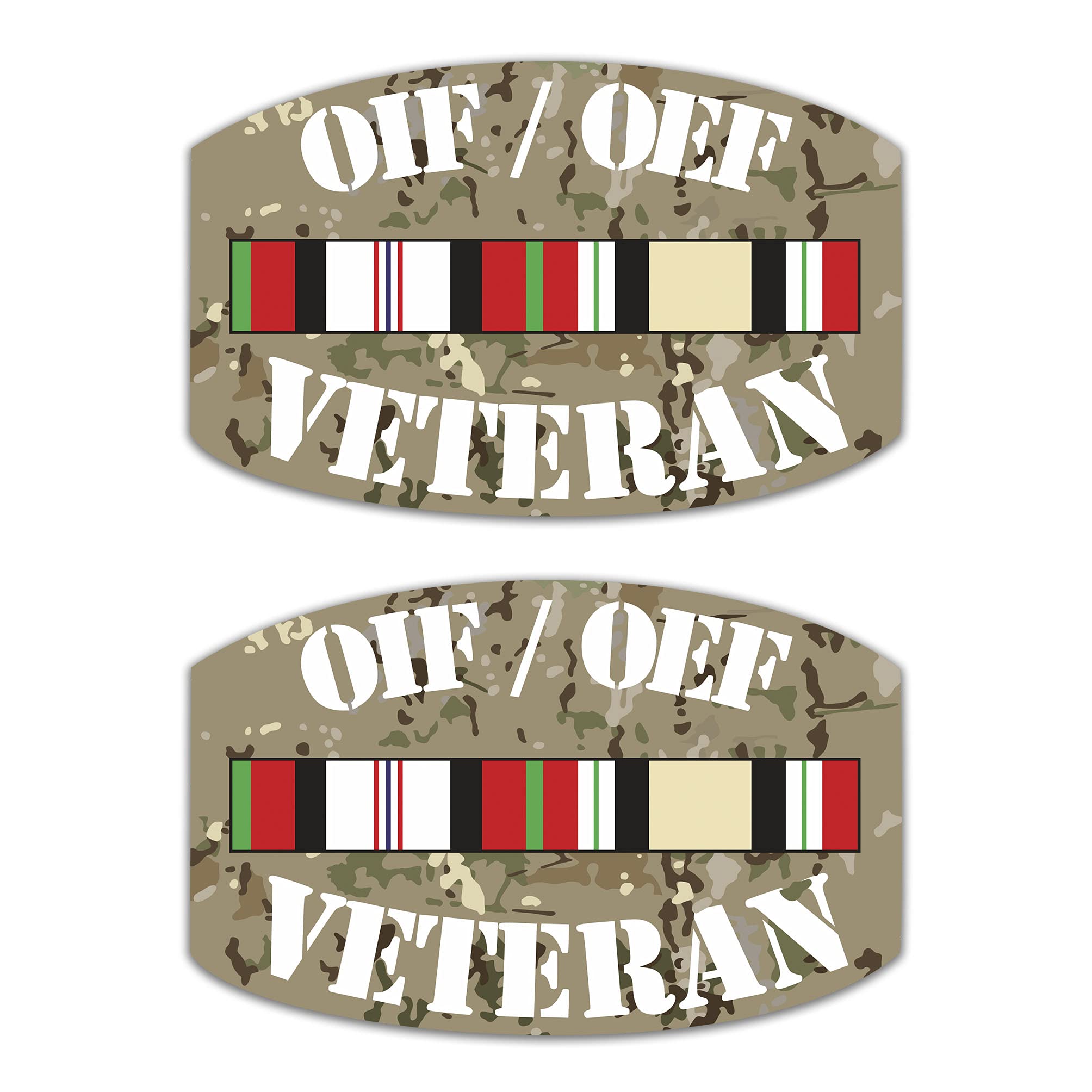 Amazon.com - Edward & Co 2pcs Sticker OIF/OEF Operation Iraqi Enduring ...